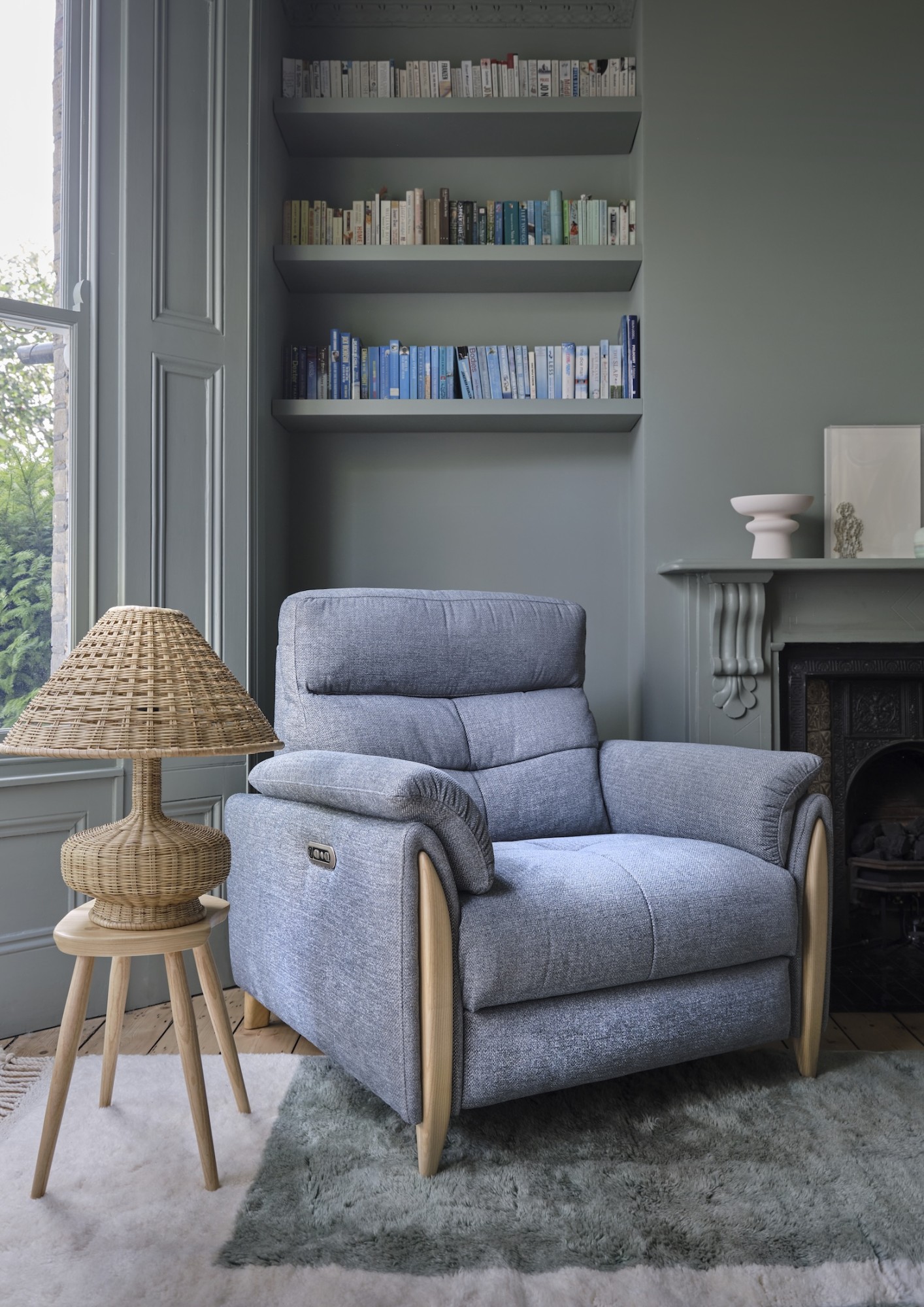 Ercol 1870P - Mondello Powered Recliner - Material Things