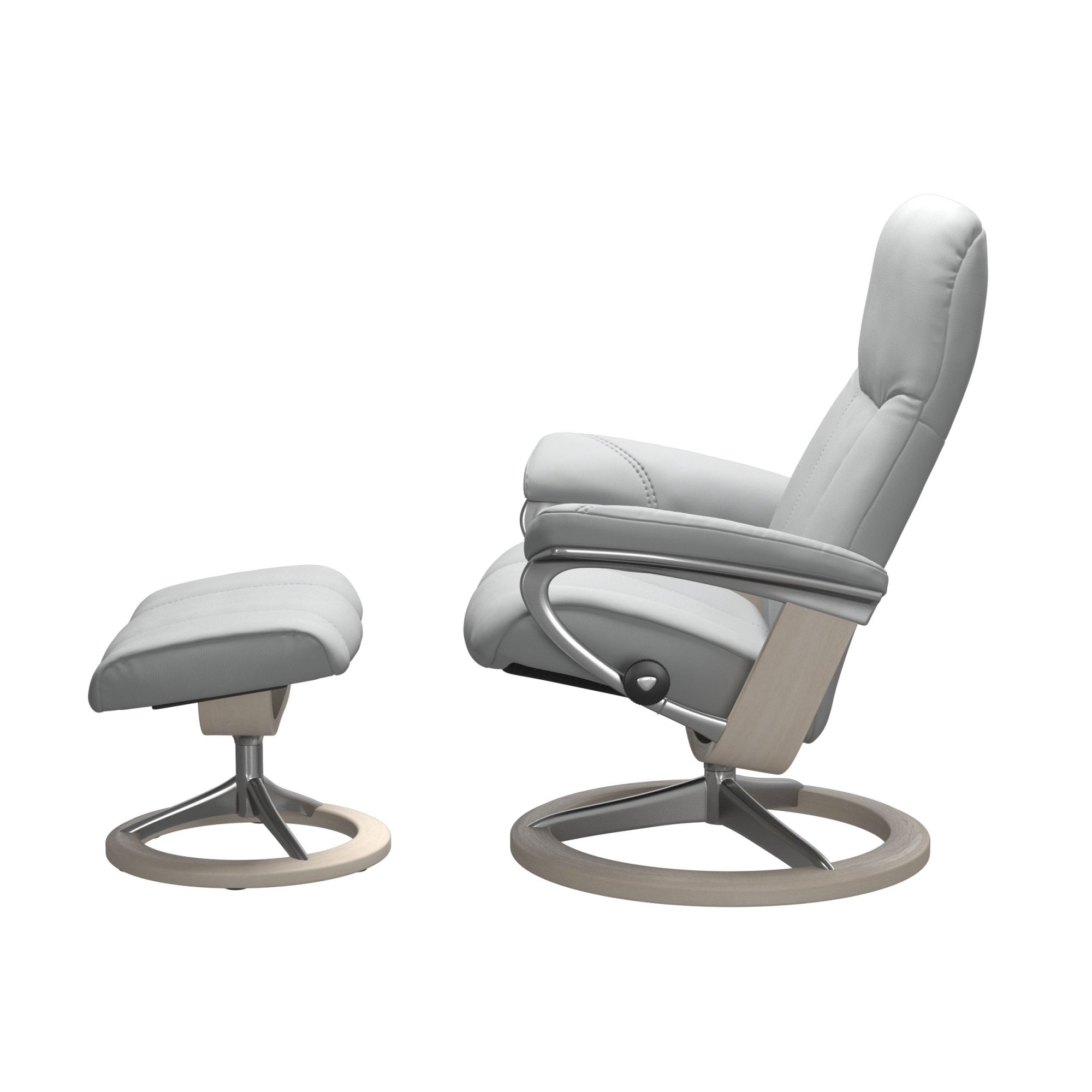 Stressless Consul Chair with footstool - Material Things