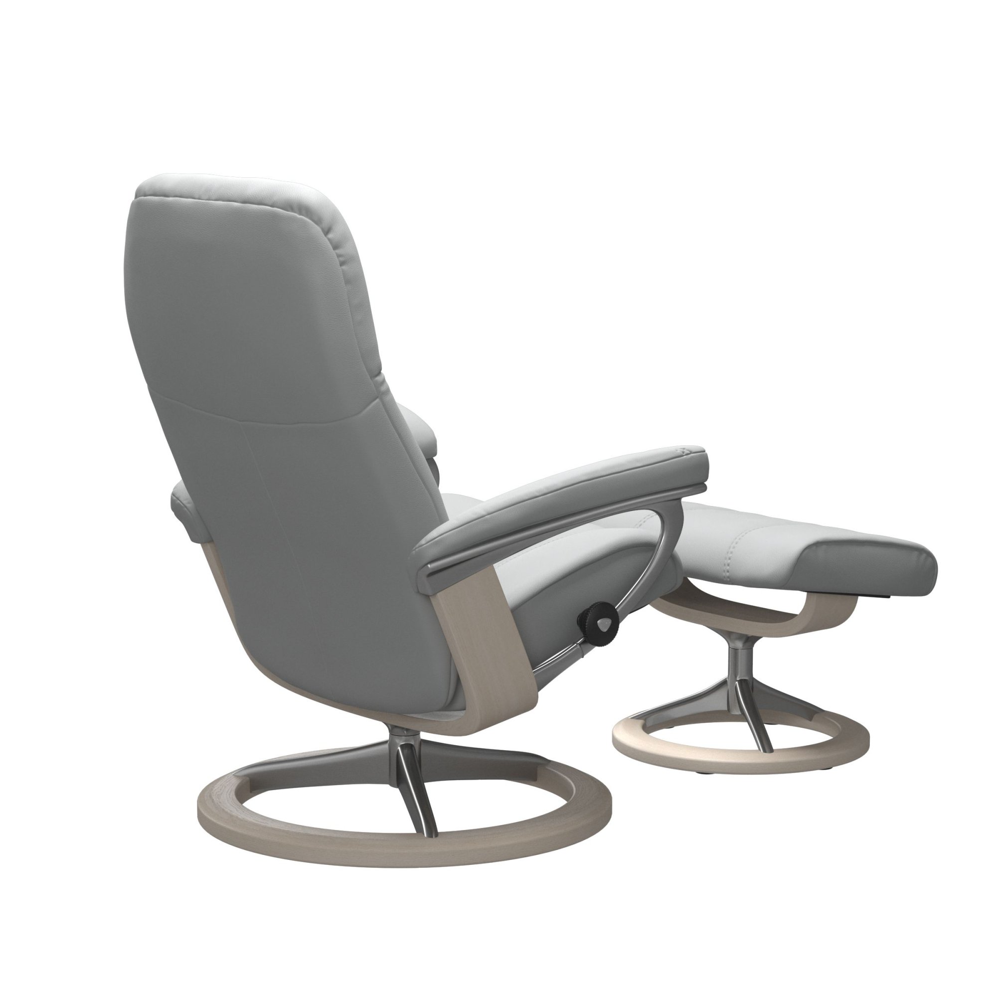 Stressless Consul Chair with footstool - Material Things