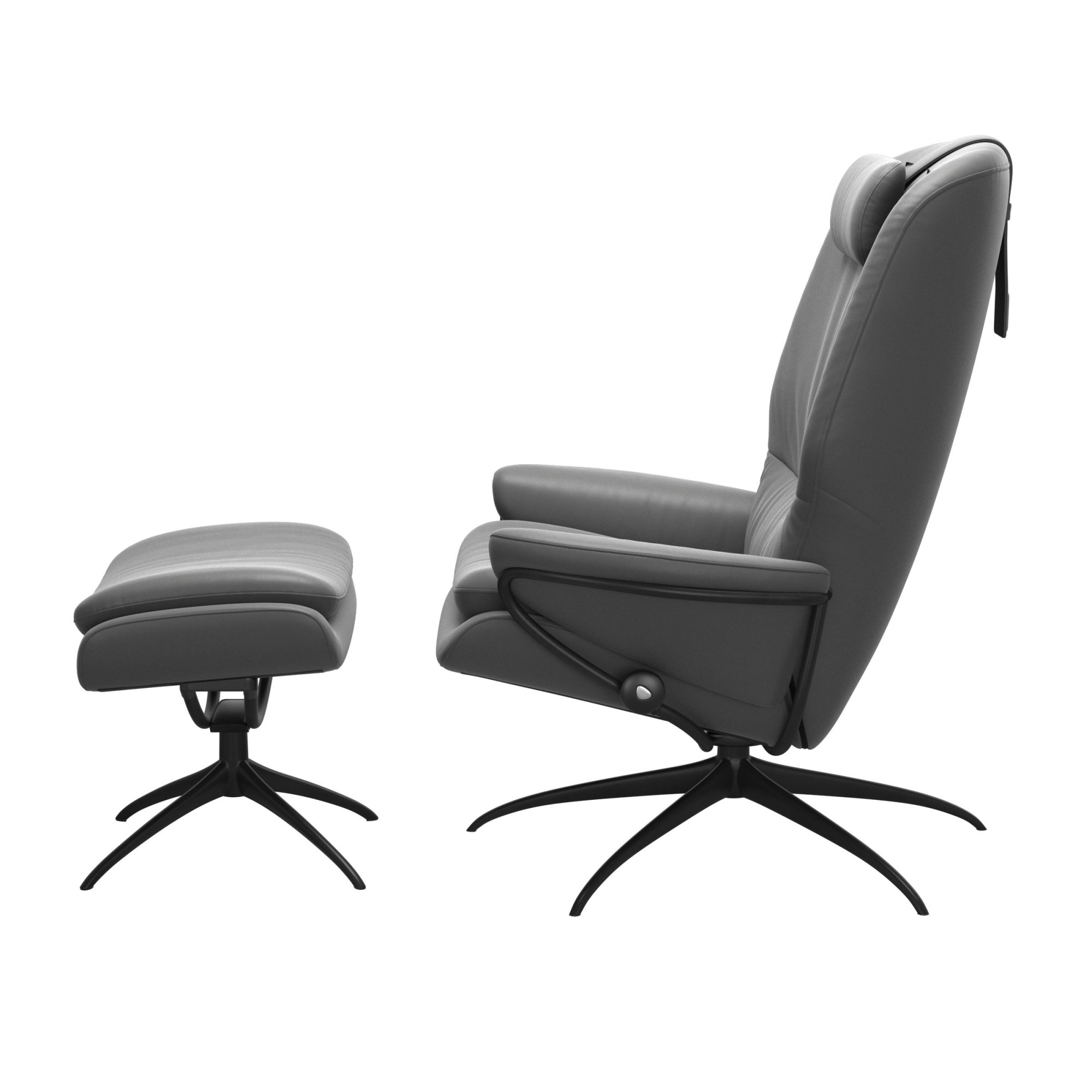 Stressless Rome Chair with footstool - Material Things
