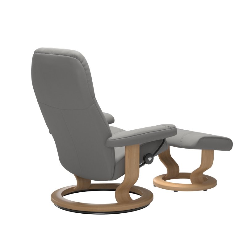 Stressless Consul Chair with footstool - Material Things